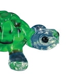 Glass Baron Decorative Miniature Green Turtle Glass Figurine with ...