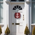 4th of July Round Metal Signs for Outside Nautical Anchor Tin Signs ...
