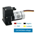 12V/24V Mini Diaphragm Pump Liquid Transfer Low NoiseSmall Size Low ...