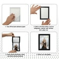 8 Packs 4x6 Magnetic Picture Frames, 4 by 6 Magnetic Photo Frame Set ...