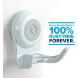 SlipX Solutions Patented Bathroom Power Lock Suction Cup Hook for ...