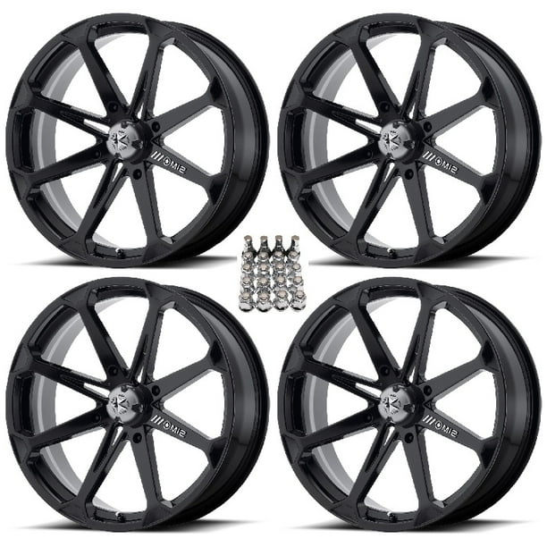MSA M12 Diesel ATV Wheels/Rims Black 20" Can-Am Commander Maverick ...
