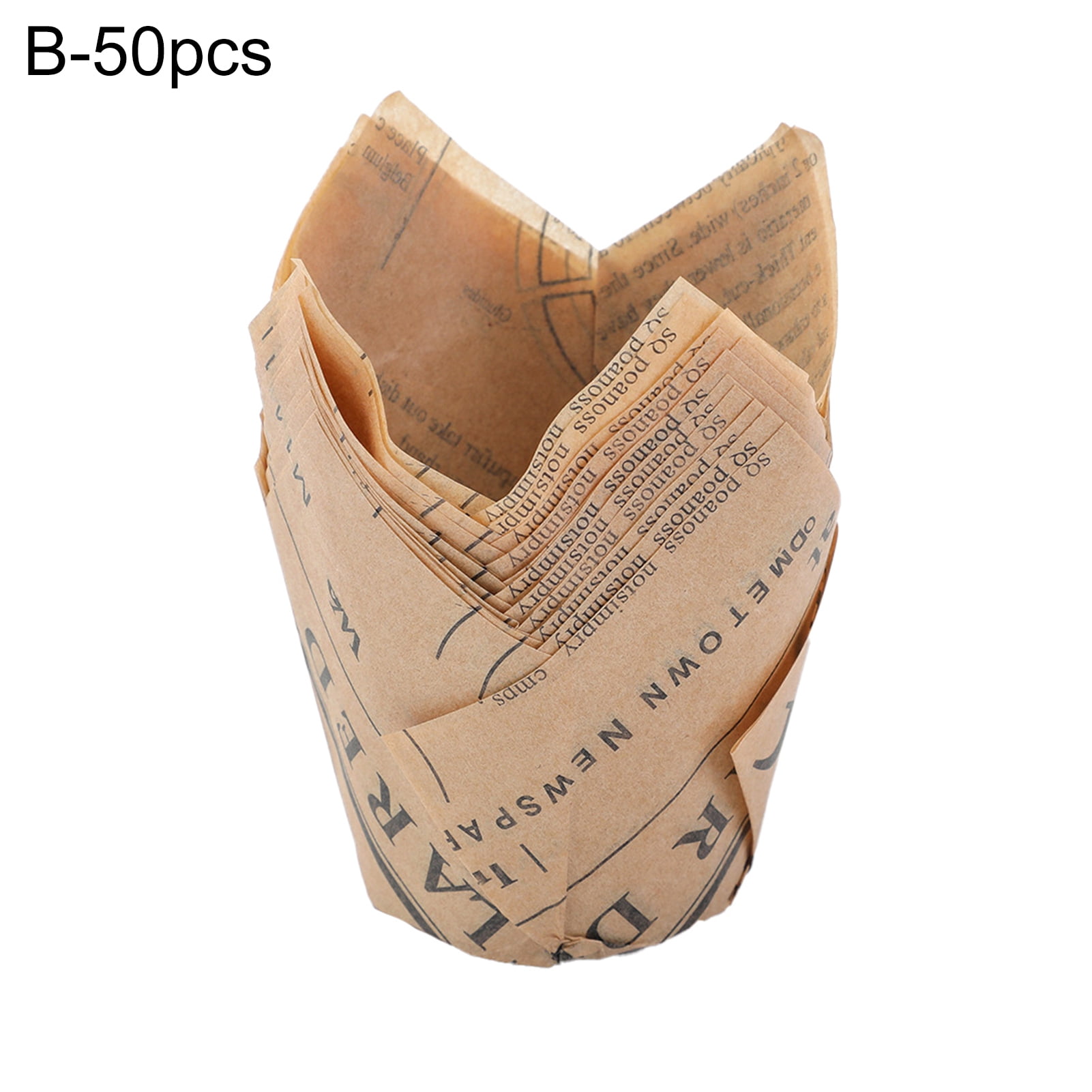 Click here for Enjoyw 50pcs Muffin Cup Tulip Flower Shape Diy Oil... prices