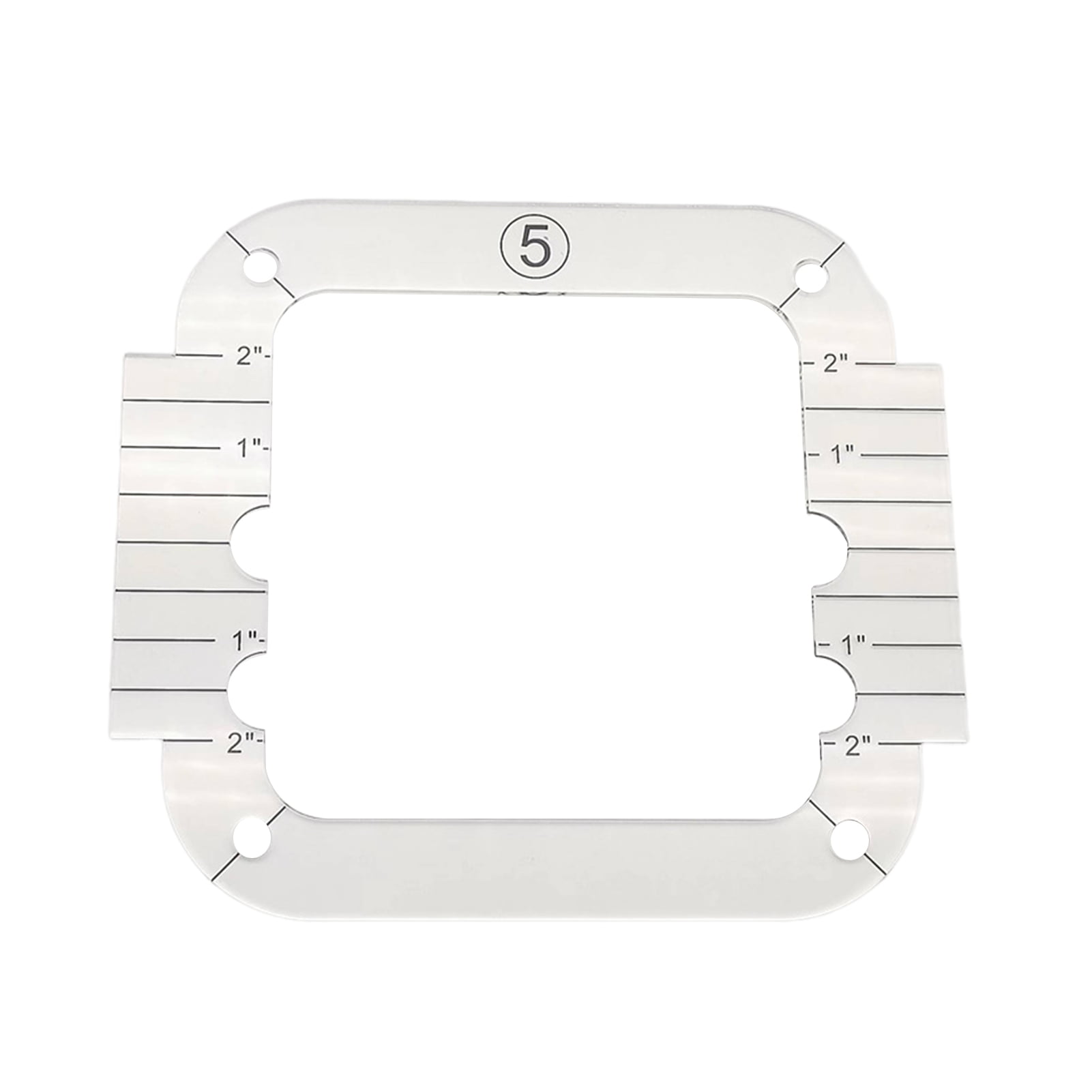 Washranp Free-Motion Acrylic Quilting Template Ruler with Quilting ...