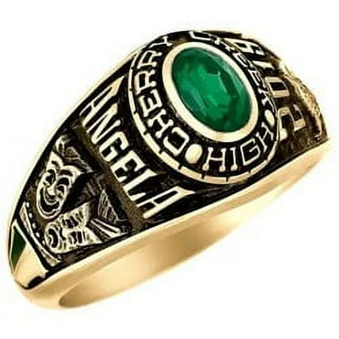 Personalized Women's USA Class Ring available in Valadium, Silver Plus ...