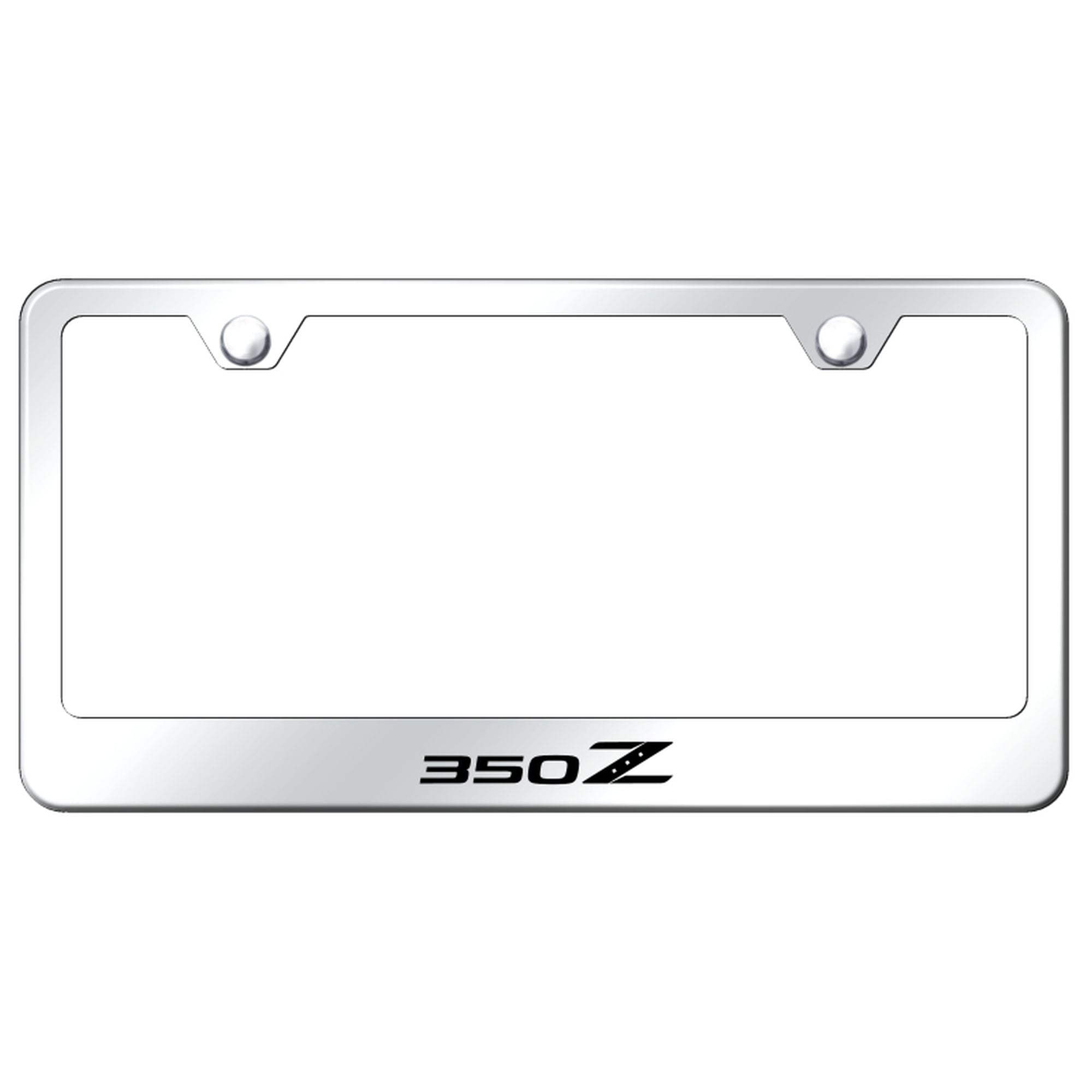 Nissan 350Z Laser Etched Logo Stainless Steel License Plate Frame ...