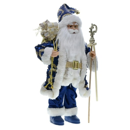 Santa Claus Figurine 45cm Decorative Traditional Standing Santa Claus ...