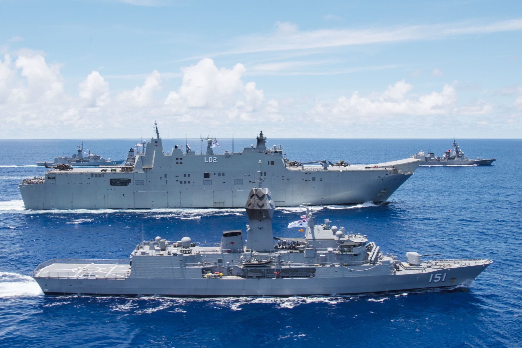 24x36 gallery poster, HMAS Canberra, a Canberra class landing ...