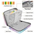 ALAZA Pastel Rainbow Gradient Pattern Expanding Accordion File Folder 3 ...