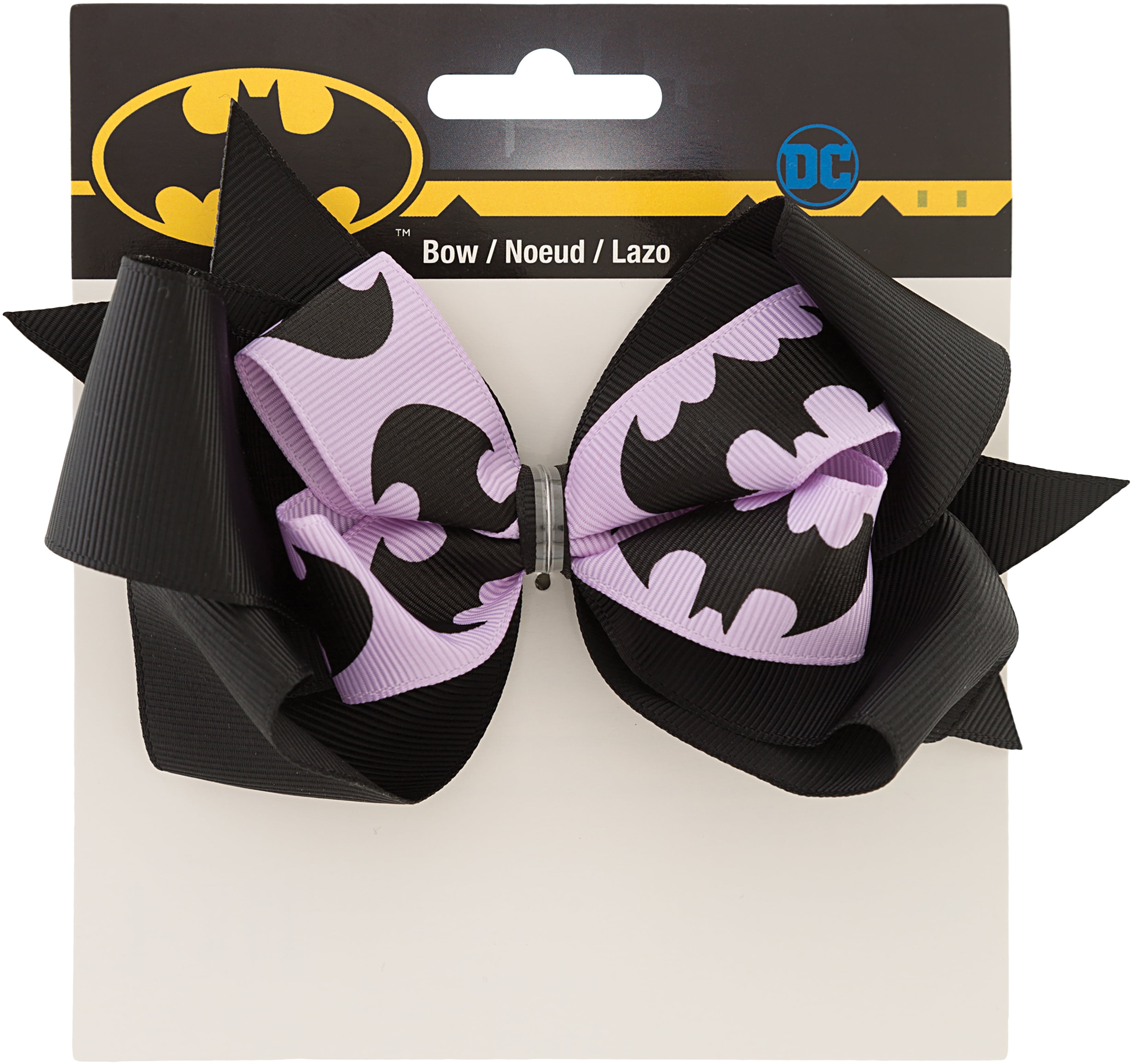 Wrights DC Comics Grosgrain 1" Ribbon Hair Bows-Batgirl Logo - Walmart.com