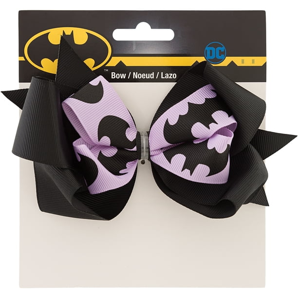 Wrights DC Comics Grosgrain 1" Ribbon Hair Bows-Batgirl Logo - Walmart.com