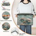 CURLYOOT Summer Sea Seashell Starfish Storage Bins with Lid, Decorative ...