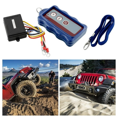Remote Control for Automatic Winches with Indicator Light, 12V Solenoid ...