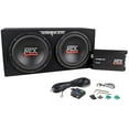MTX Terminator 1200w Dual 12” Subwoofers/Box/Amp Kit with Free Speaker ...