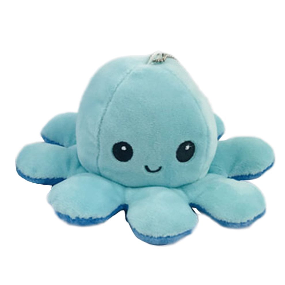Brand New Octopus Doll Double-Sided Flipping Doll Keychain Octopus ...