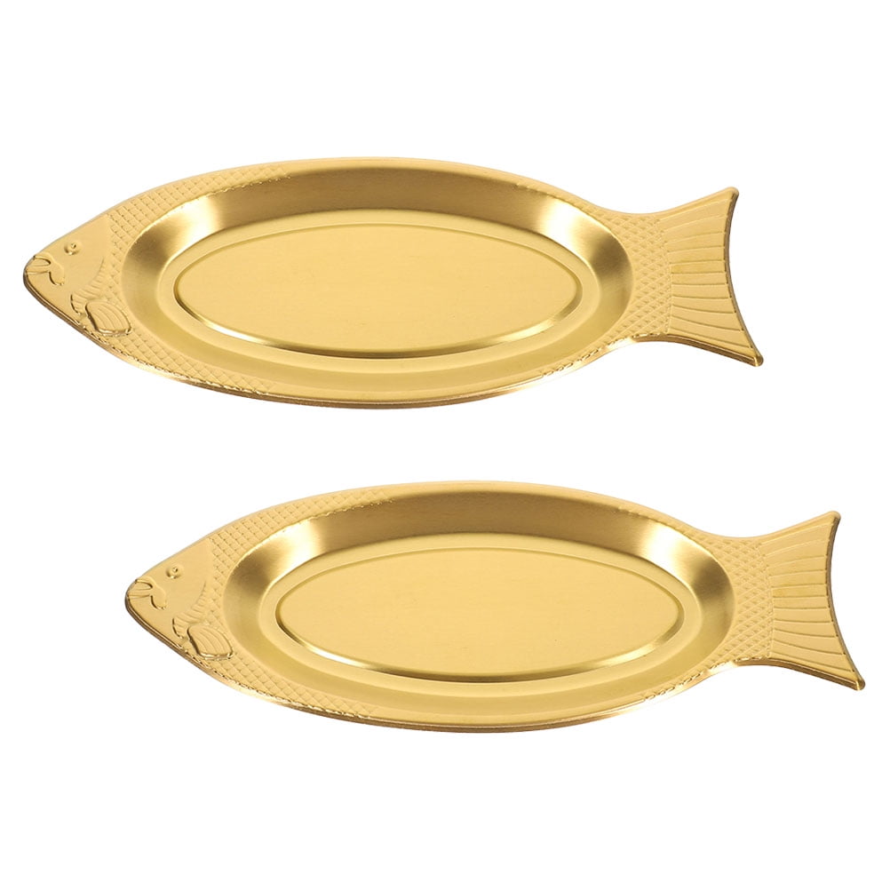 Click here for Coophya 2pcs Stainless Steel Fish Shaped Serving P... prices