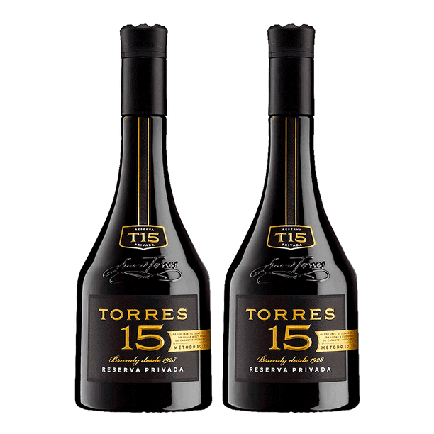 Pack de 2 Brandy Torres 15 Reserva Privada 700 Ml Torres | Walmart en línea