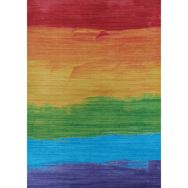 Couristan Rainbow Passion Multicolor Runner Rug - Walmart.com