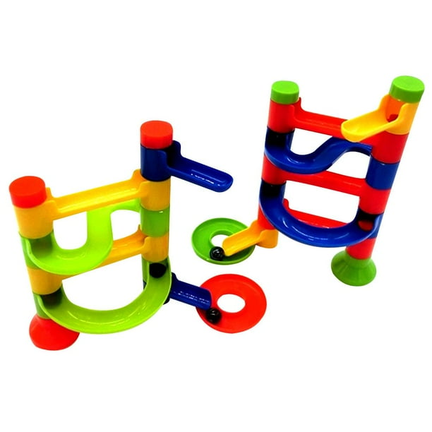 Mymisisa DIY Building Blocks Education Track Game Tower Orbit Ball Toy ...