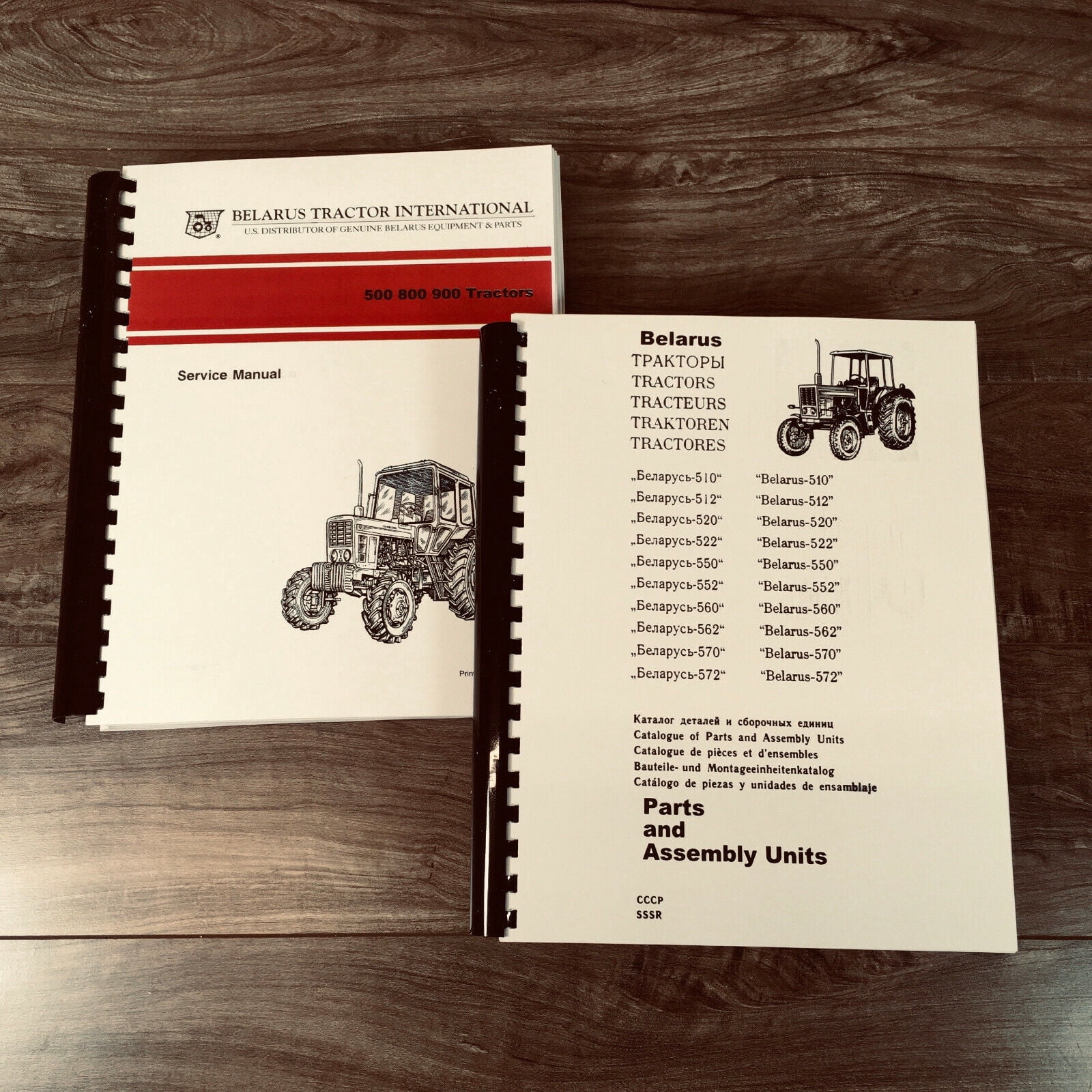 BELARUS 500 SERIES 562 570 572 TRACTOR SERVICE PARTS MANUAL REPAIR ...