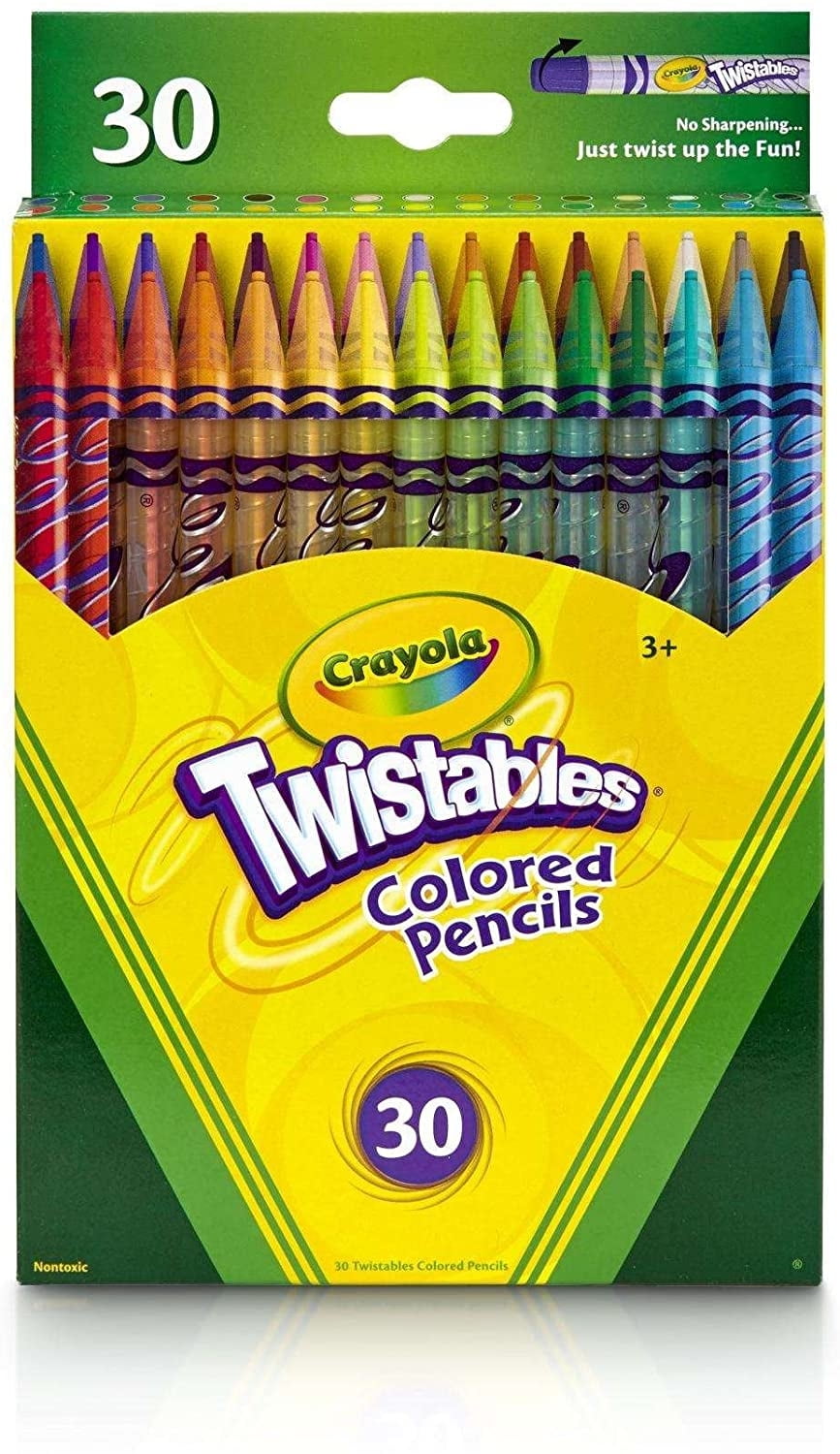 Crayola Twistables Pack de lápices de colores de 30 [Pack de 2 ...
