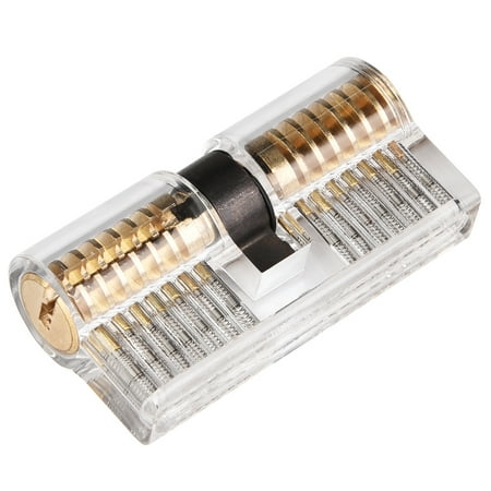 FAGINEY Transparent Both Side Lock, Copper And Acrylic Training Lock ...