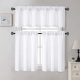 Blackout Curtains for Small Windows, Light Blocking Short Kitchen ...