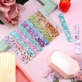 Hzsb 10pcs Acrylic Popsicle Sticks Reusable Ice Pop Mold Sticks Safe