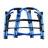 Medline Folding Walker With 5" Wheels, For Adults, Elderly and Disabled ...