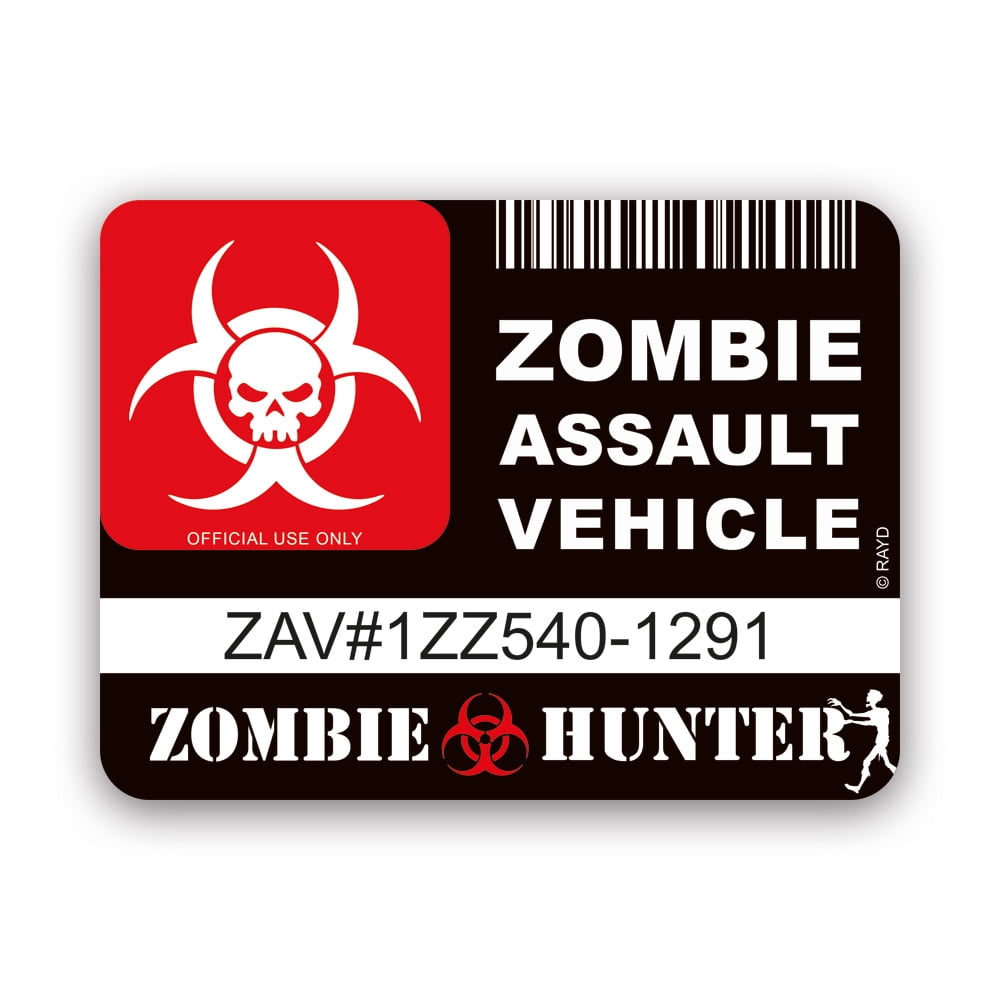 Zombie Apocalypse Vehicle Stickers