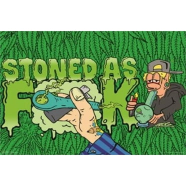 Stoned Agin! by R. Crumb Mini Poster- 11" x 17" - Walmart.com