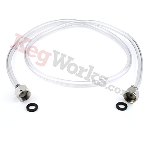 Beer Line Jumper Male Half w/ Connectors & Quick Disconnects Draft ...