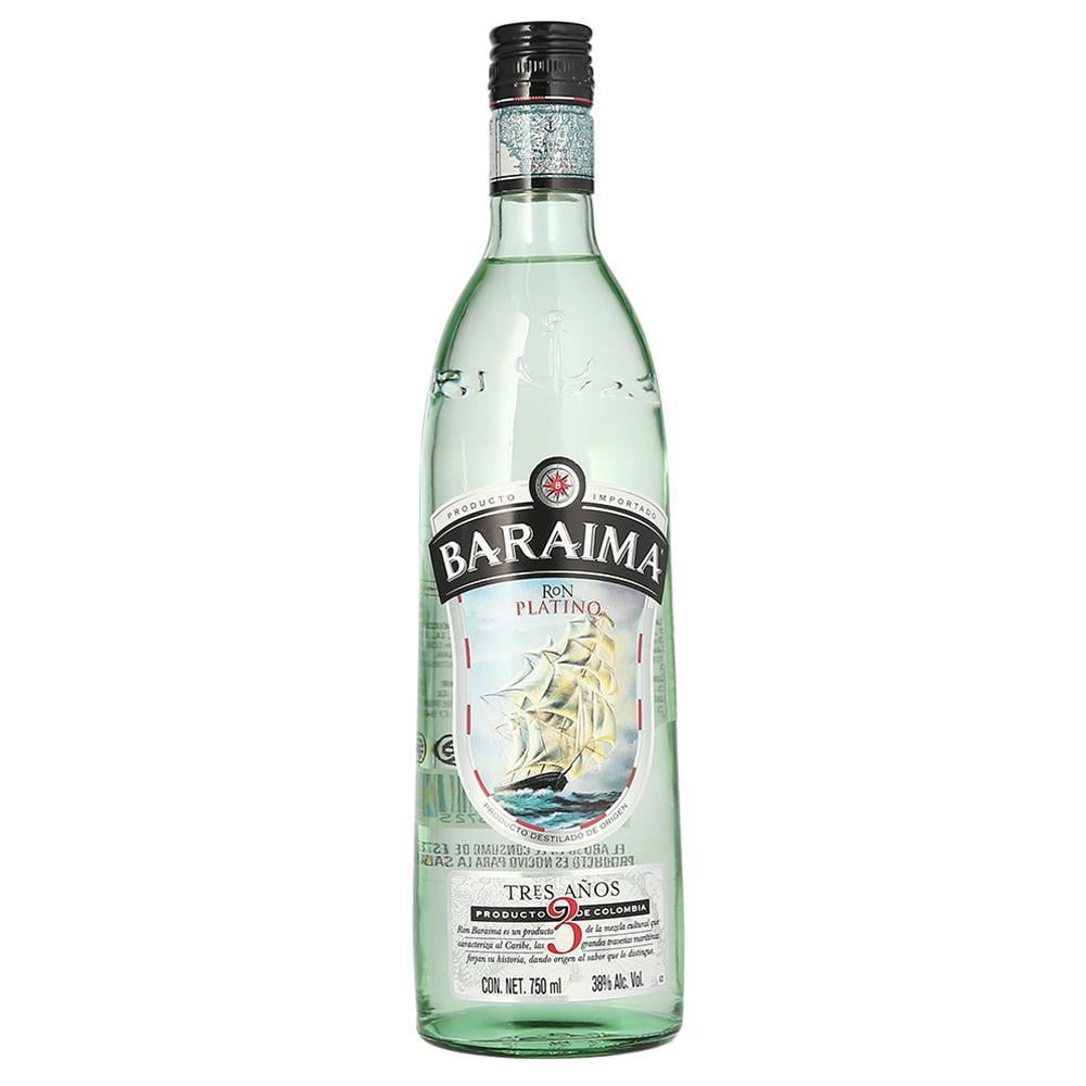 Paquete de 3 Ron Baraima Blanco 3 Años 750 ml Baraima Paquete de 3 ...