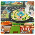 brandonshopp Kids Car Road Map Play Mat Waterproof 51x39 inch Traffic ...