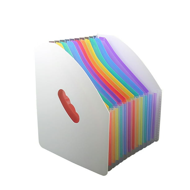 DTOWER Large Capacity Rainbow Vertical A4 Organ Package For Student ...