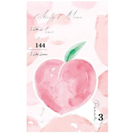 Sticky Notes Post It Notes Fruit Basket Series Memo Pad Cartoon Peach ...