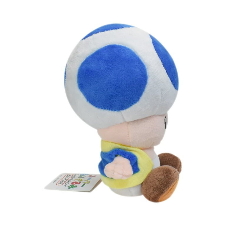 Blue Toad Mario Plush
