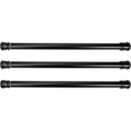 3 Pcs Tension Rod Spring Curtain Rods Adjustable Expandable Spring ...