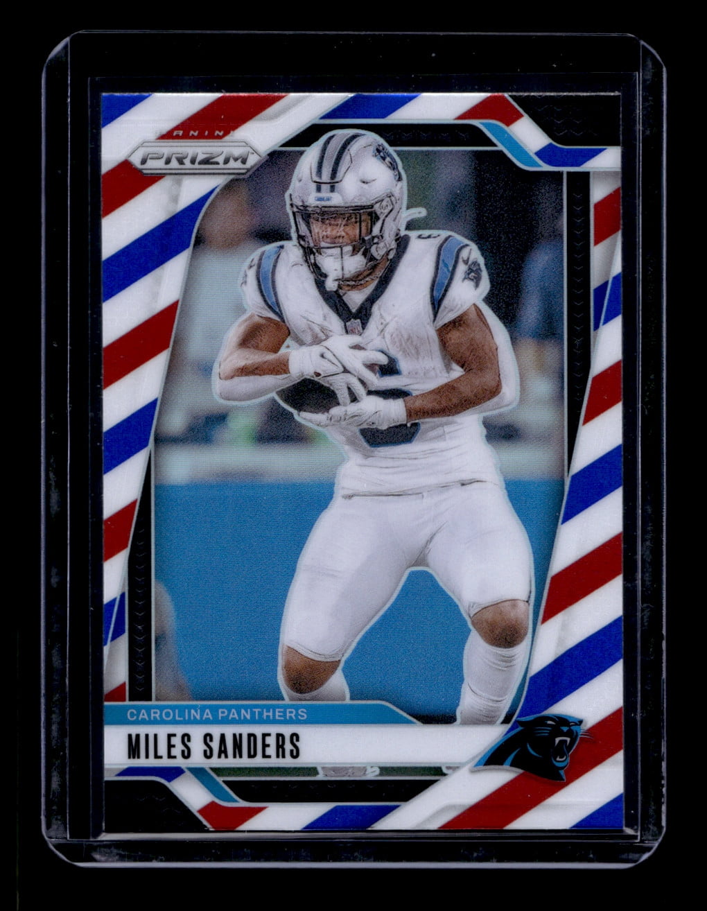 2024 Panini Prizm Miles Sanders #38 Silver Prizm Limited Edition Short ...