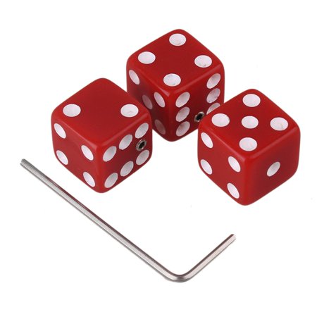 Red Plastic Dice Guitar Volume Control Knobs with Wrenches Set of 3 | Walmart Canada
