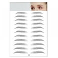 Waterproof Eyebrow Stickers, Natural Temporary Brows Patch 3D Hair-Like ...
