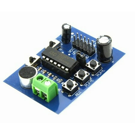 ISD1820 Sounds Voice Recording Playback Module with module board Mic ...