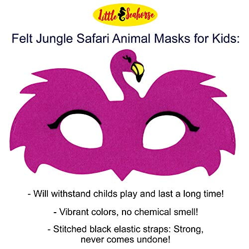 Máscaras de safari de animales de la selva para fiestas infantiles, 12 ...