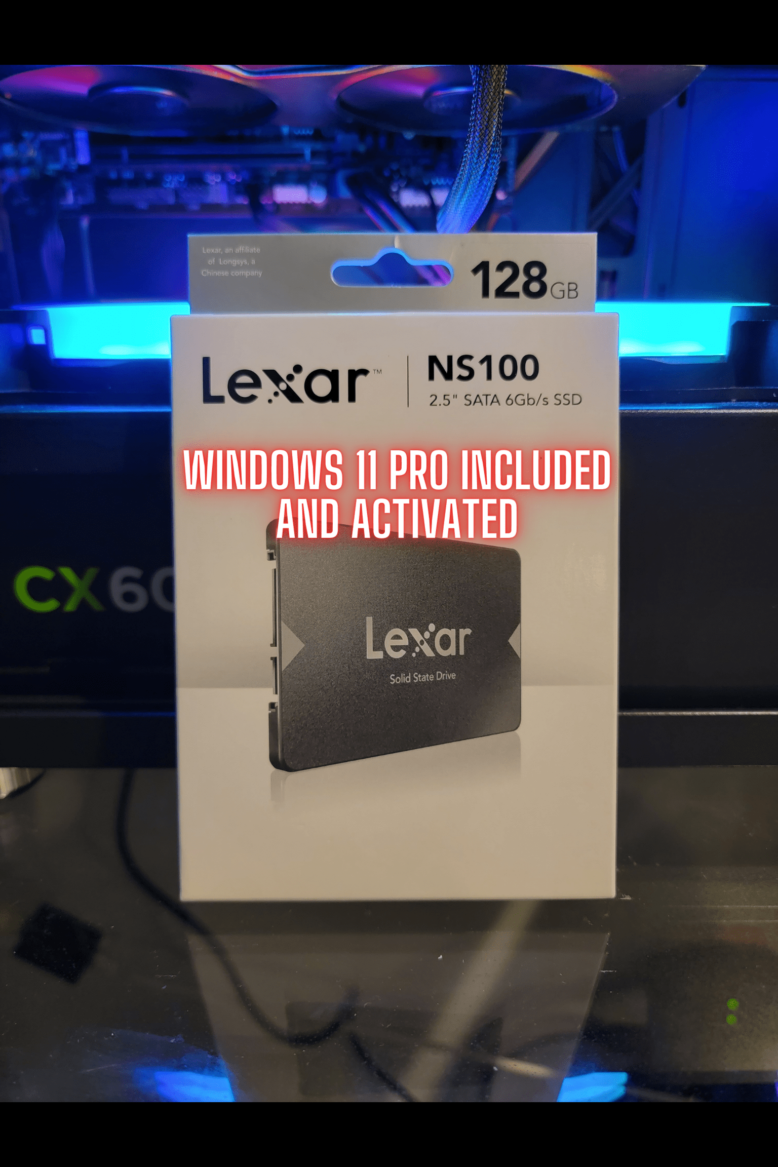 (Windows 11 Pro Installed and Activated) 128GB Lexar NS100 SSD ...