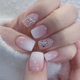 2 pieces of European and American sweet and cool diamond-embellished ...