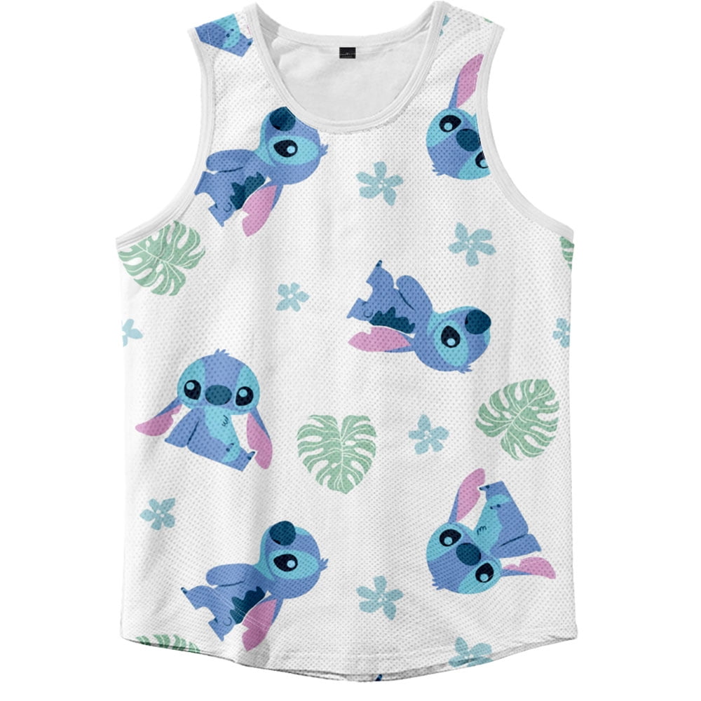 Disney Stitch Customized Tank Tops Sleeveless Shirt Harajuku Tank Tops ...
