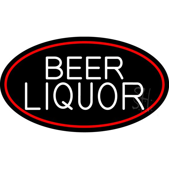 Clock Repair Oval Red LED Neon Sign 13 x 24 - inches, Clear Edge Cut ...