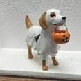 1. Dog Holding Pumpkin Bowl Decor for Mantel, Table Centerpiece, Shelf ...