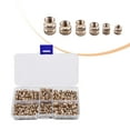BTOER 280pcs Threaded Inserts M3 Mfour M5 Insert Nuts Brass Threaded ...