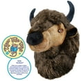 Brillo the Bison | 15 Inch Stuffed Animal Plush Buffalo Head Wall Mount ...